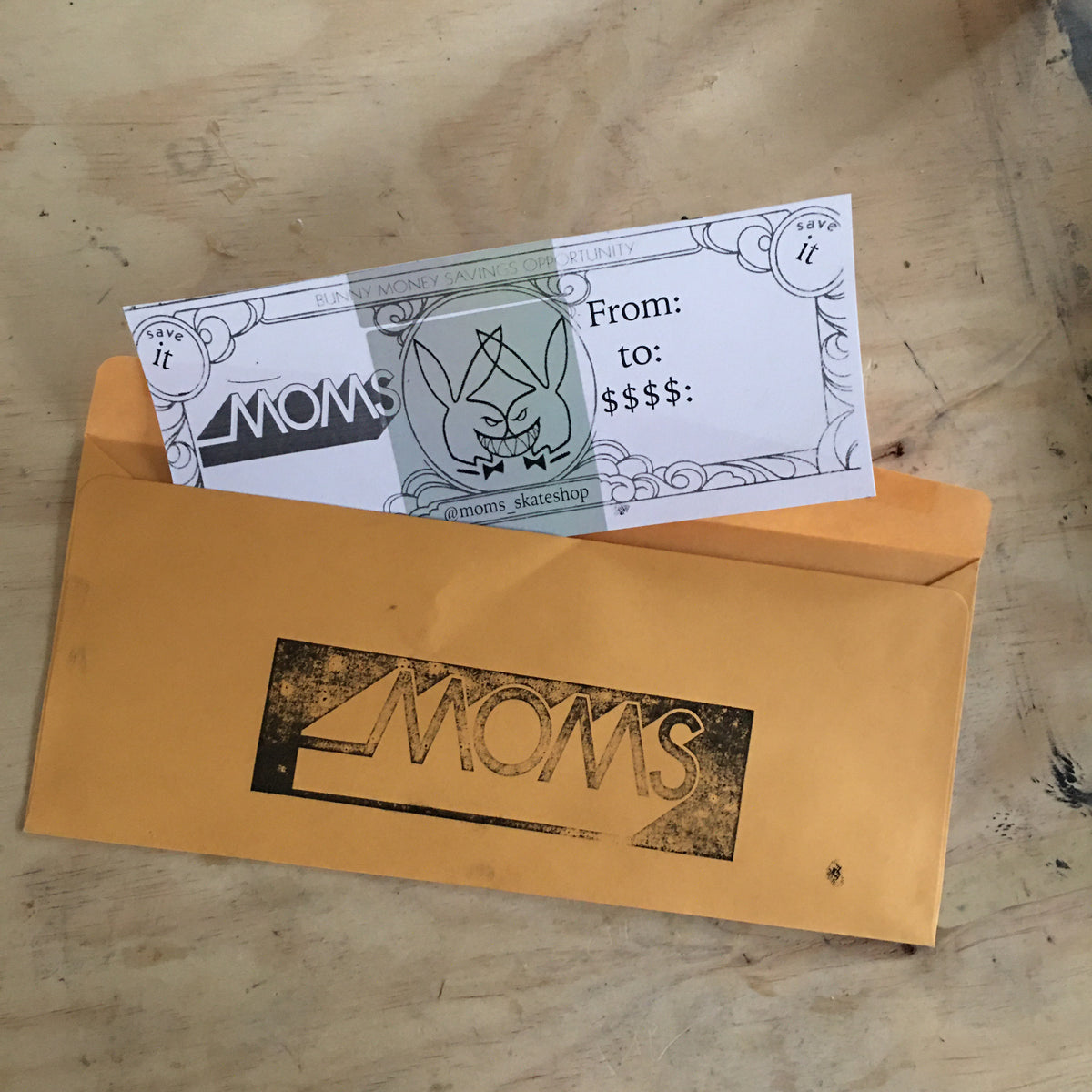 $25 dollars gift certificate – Moms Skateshop